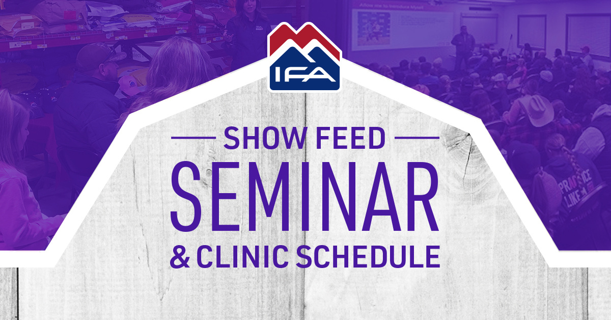 IFA Show Feed Seminar & Clinic Schedule | IFA Country Stores